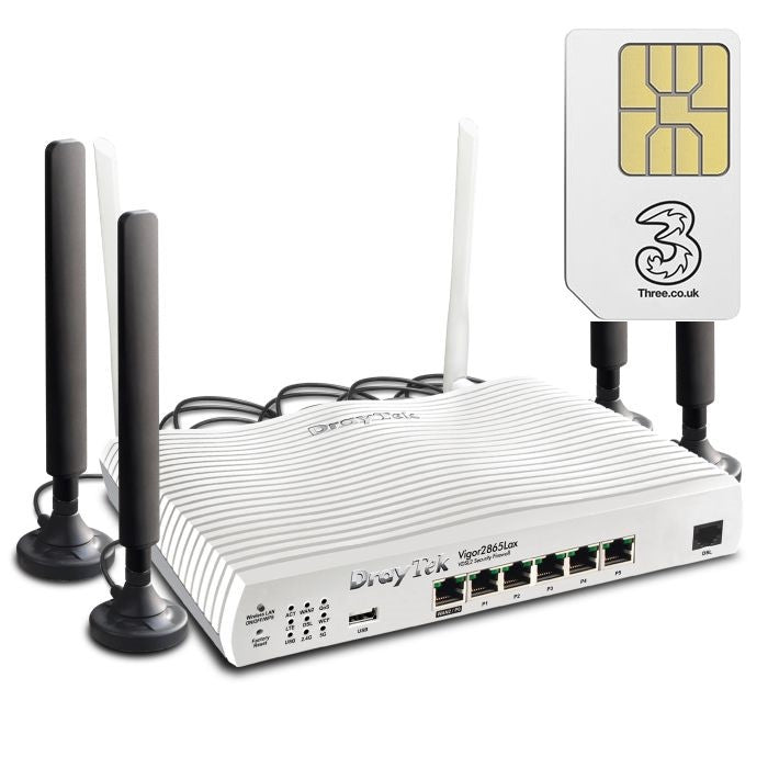 Draytek Vigor 2865L-5G Dual SIM Gigabit Router – The Technology Doctors