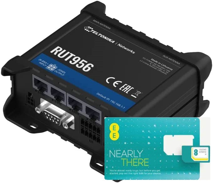 Teltonika RUT956 4G LTE Cat4 Dual SIM M2M/IOT Router – The Technology ...