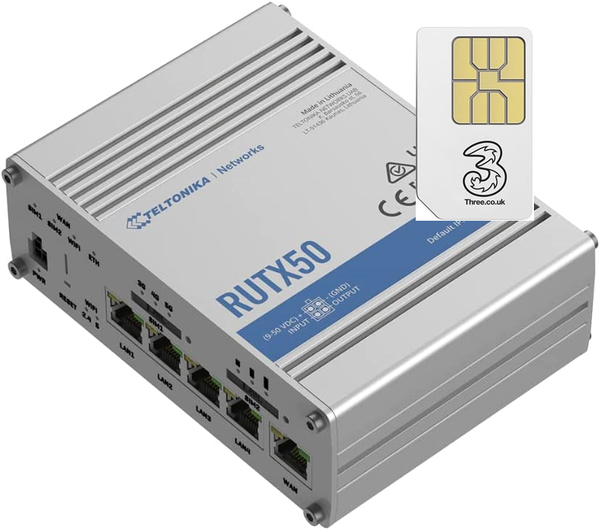 Teltonika RUTX50 5G Dual SIM IOT Router – TheTechnologyDoctors