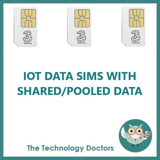 Three 4G Data SIMS with Shared Data Pool – The Technology Doctors