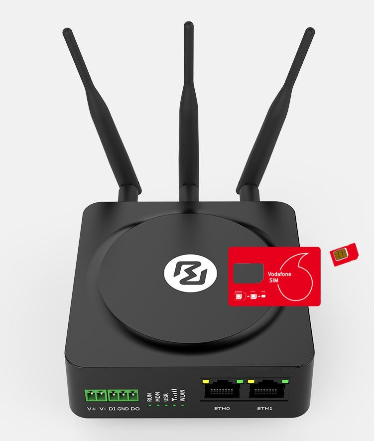 Robustel R1510 4G LTE Cat4 Industrial M2M/IOT Router with Unlimited Da ...