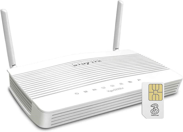 Draytek Vigor 2620Ln 4G LTE Cat4 Dual SIM Router – The Technology Doctors