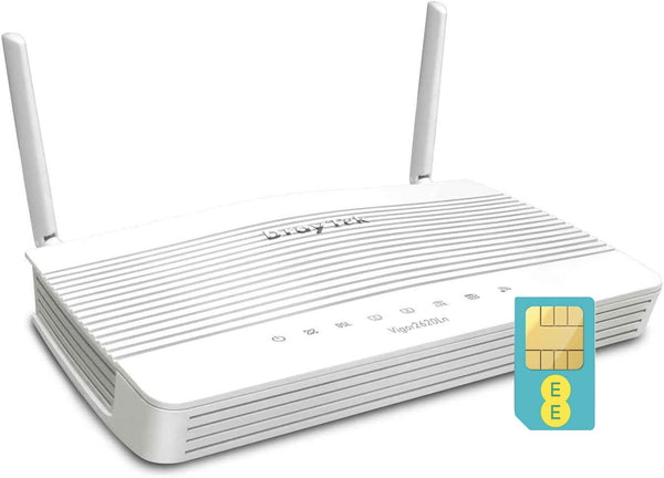 Draytek Vigor 2620Ln 4G LTE Cat4 Dual SIM Router – The Technology Doctors